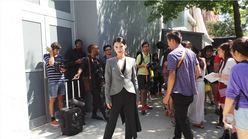 韩丹彤(dan tong Han)纽约时装周图片图集-万佳直播吧